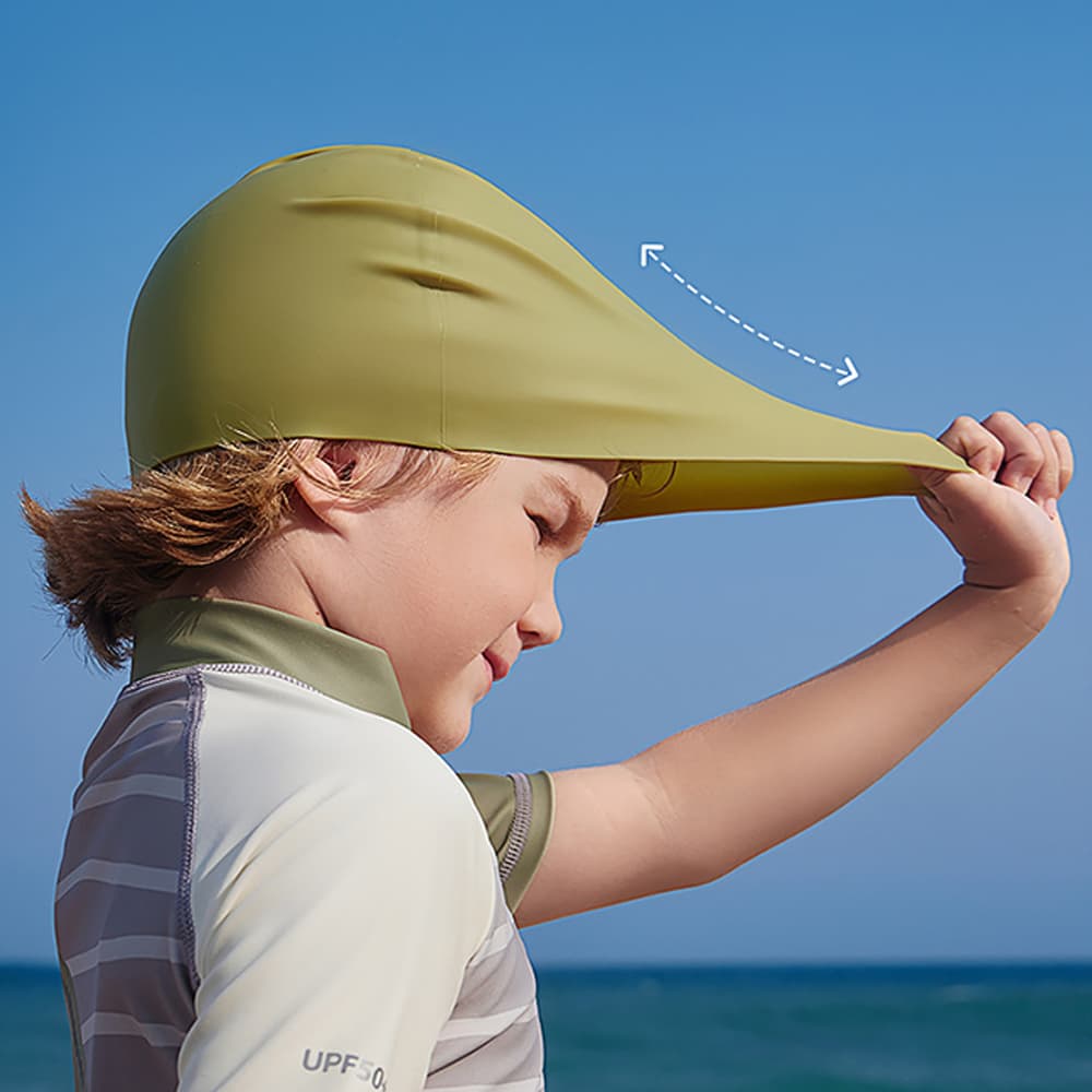 SeaQuest Kids Swim Cap - Premium Silicone, Secure Fit & Fun Design